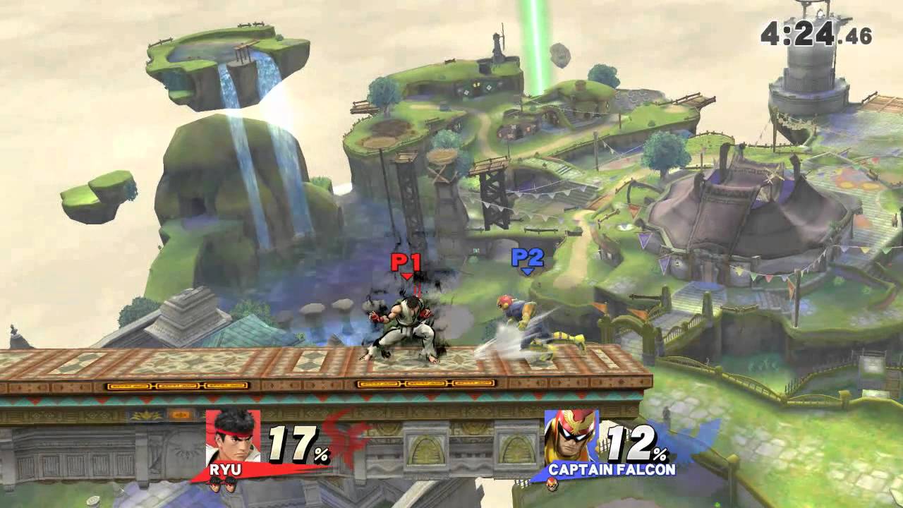 SSB4 Ryu vs Captain Falcon 2 - YouTube