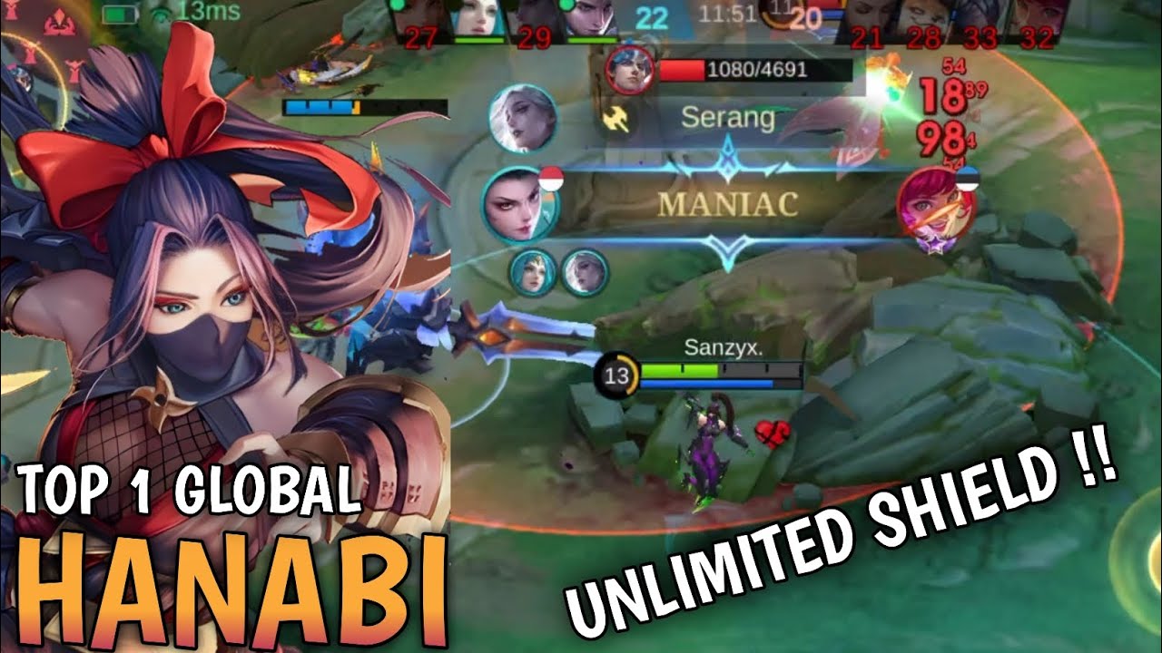 TUTORIAL HANABI BIAR SAKIT ? HANABI BEST BUILD 2024 - Mobile Legends ...