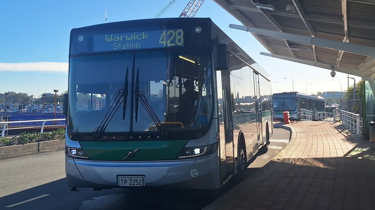 [Head Spins] Transperth Bus Route No. 428 (TP2252) Stirling Station to ...