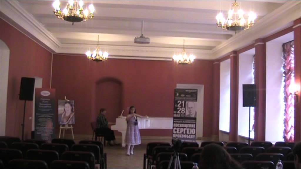 Pavlenko Maria 10 yo Prokofiev Melody Shostakovich Elegy oboe - YouTube