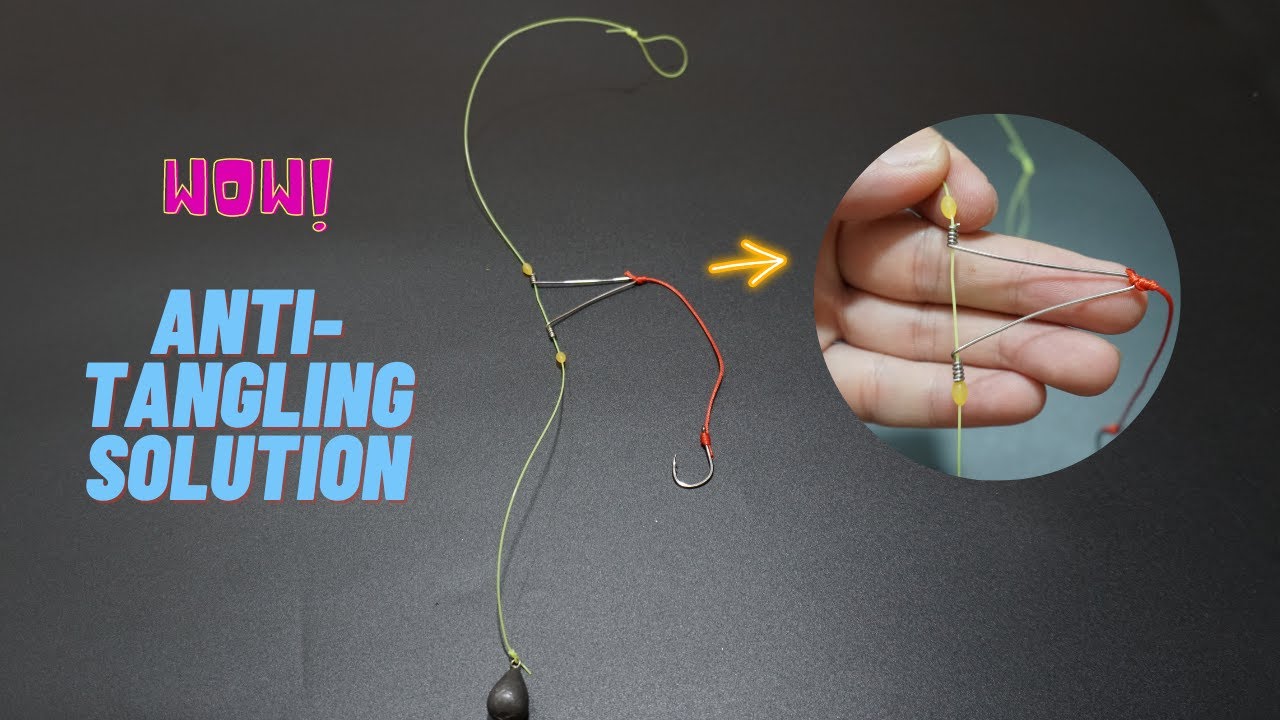 DIY Fishing - Effective Anti-Tangling Solution for Fishing Lines - YouTube