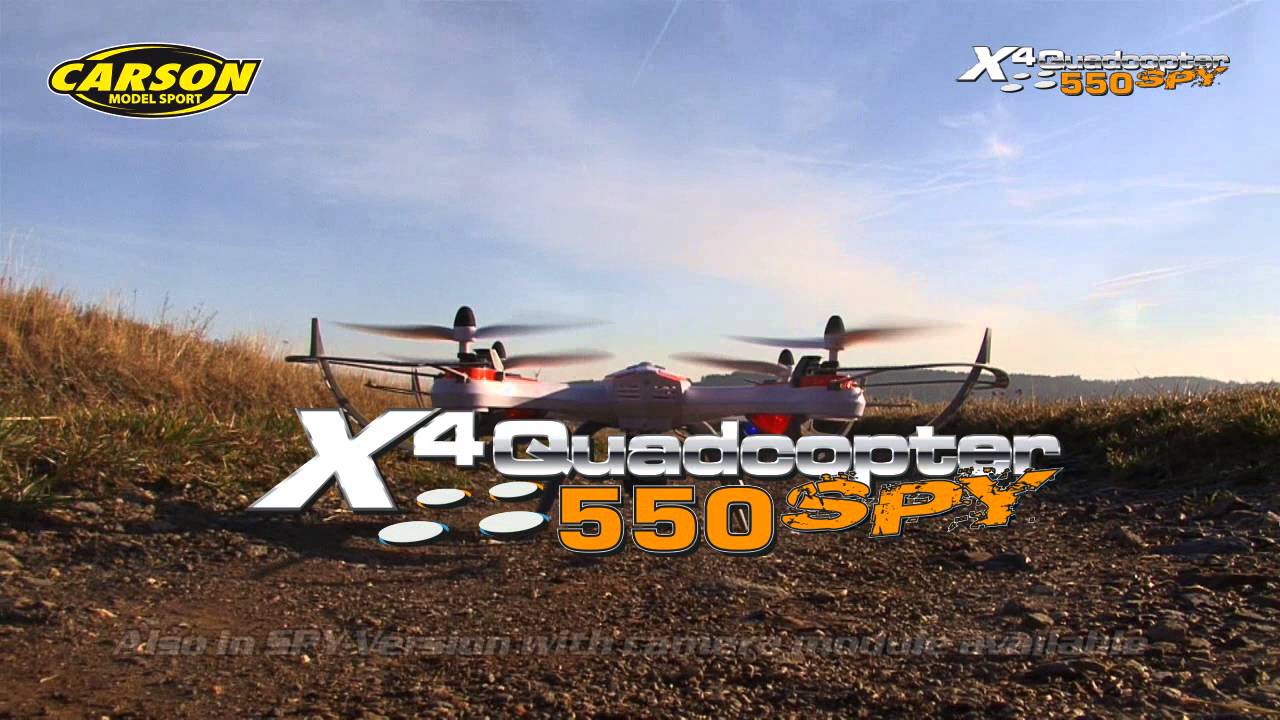 X4 Quadcopter 550 & 550 SPY GHz 100% RTF (500507099, 500507100) EN ...