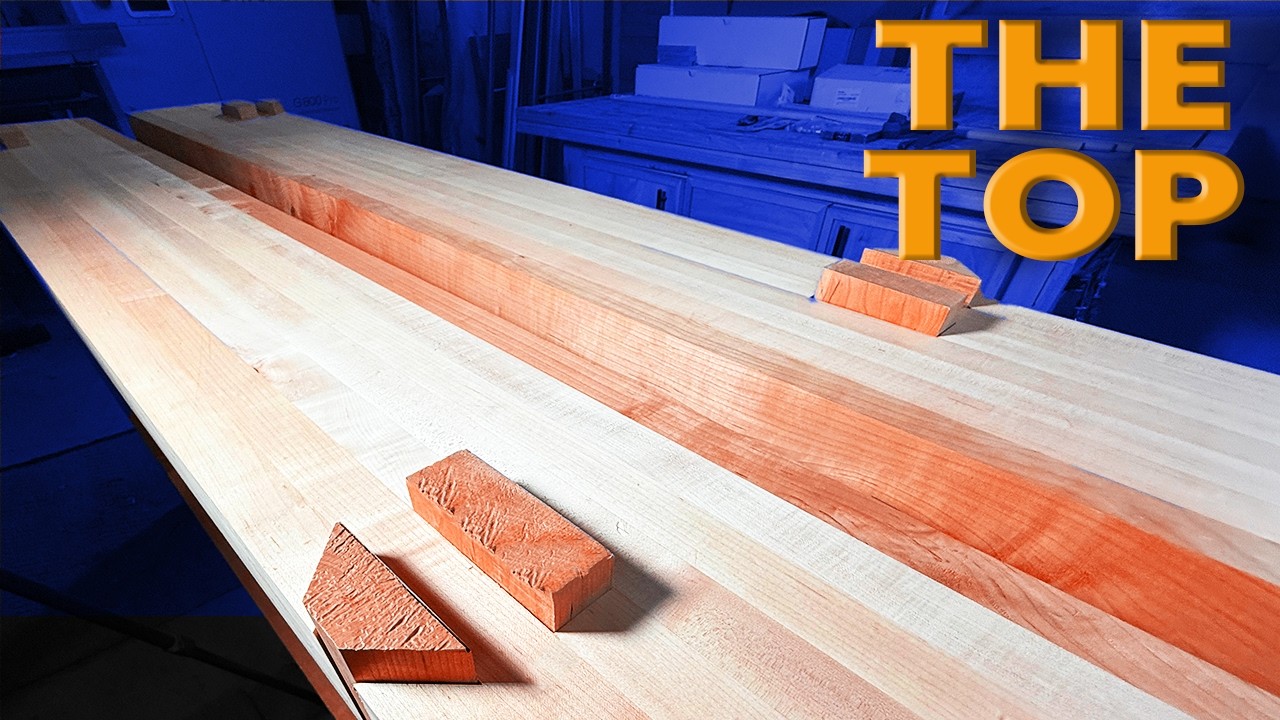 Building a Roubo Workbench Top: Mass, Rigidity, Simplicity - YouTube