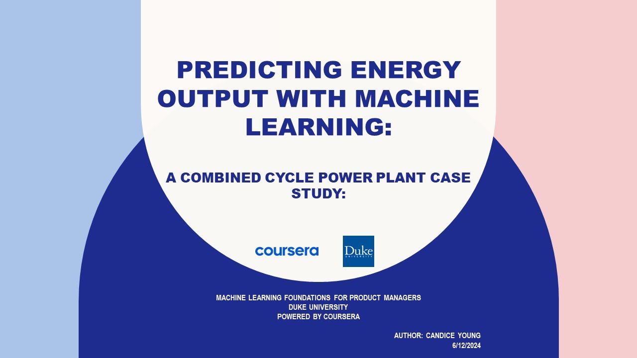 Predicting Energy Output with Machine Learning - YouTube