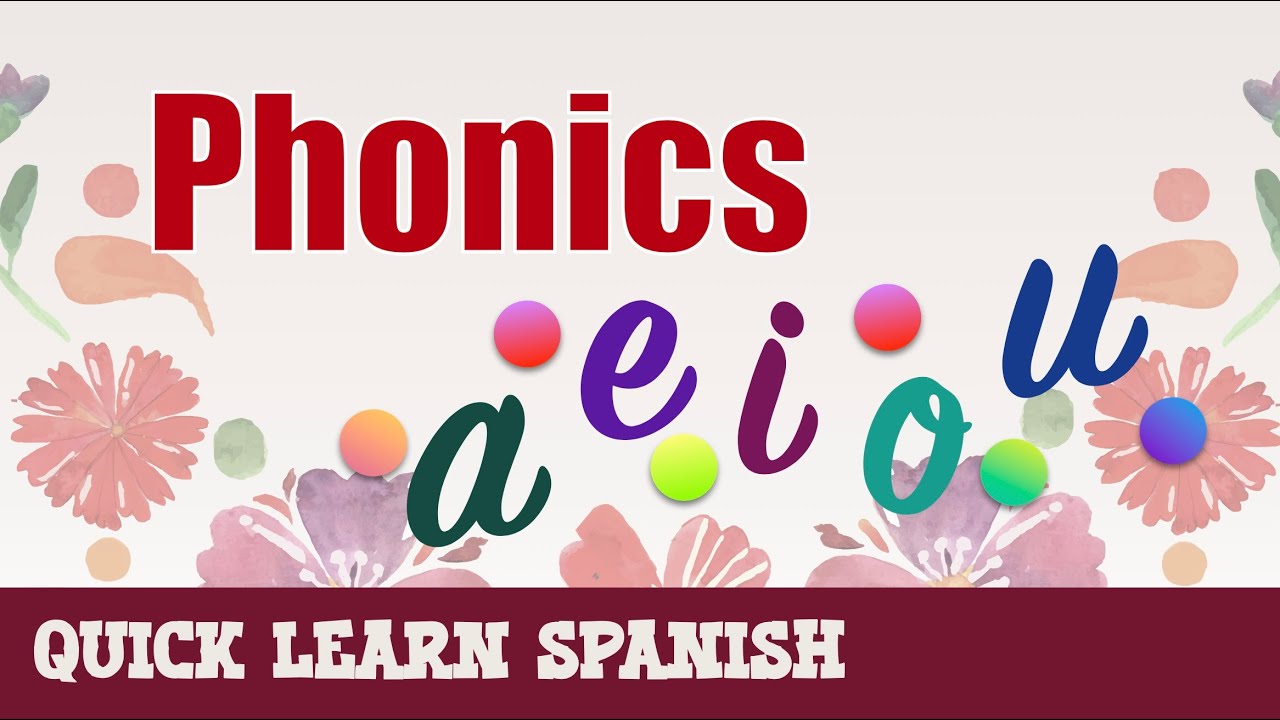 Spanish Phonics | Spanish for Beginners (re-upload; improved audio ...