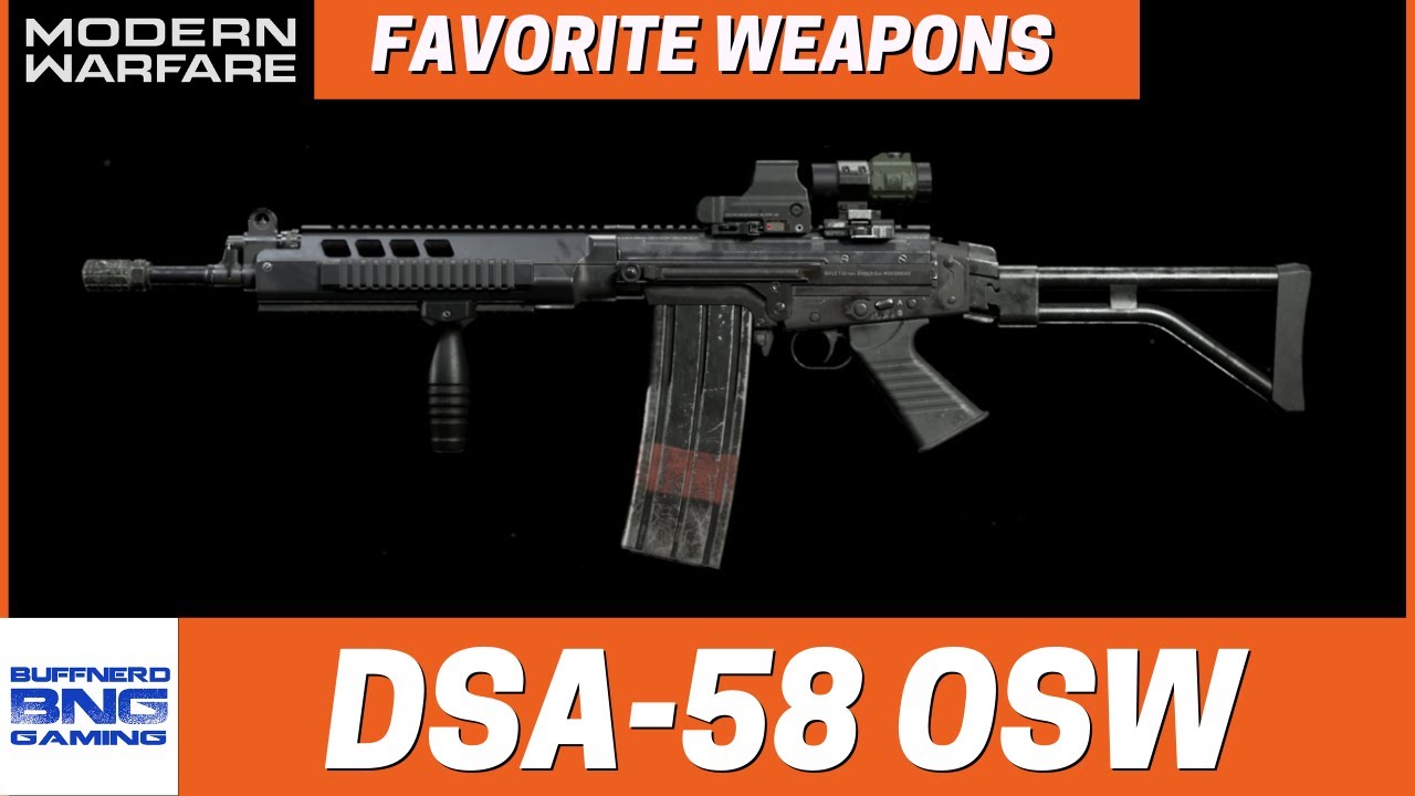 DSA-58 OSW Favorite Weapons - Call Of Duty Modern Warfare - YouTube