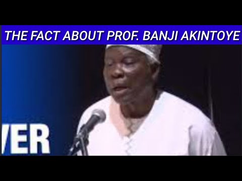 THE FACT ABOUT PROFESSOR BANJI AKINTOYE - YouTube
