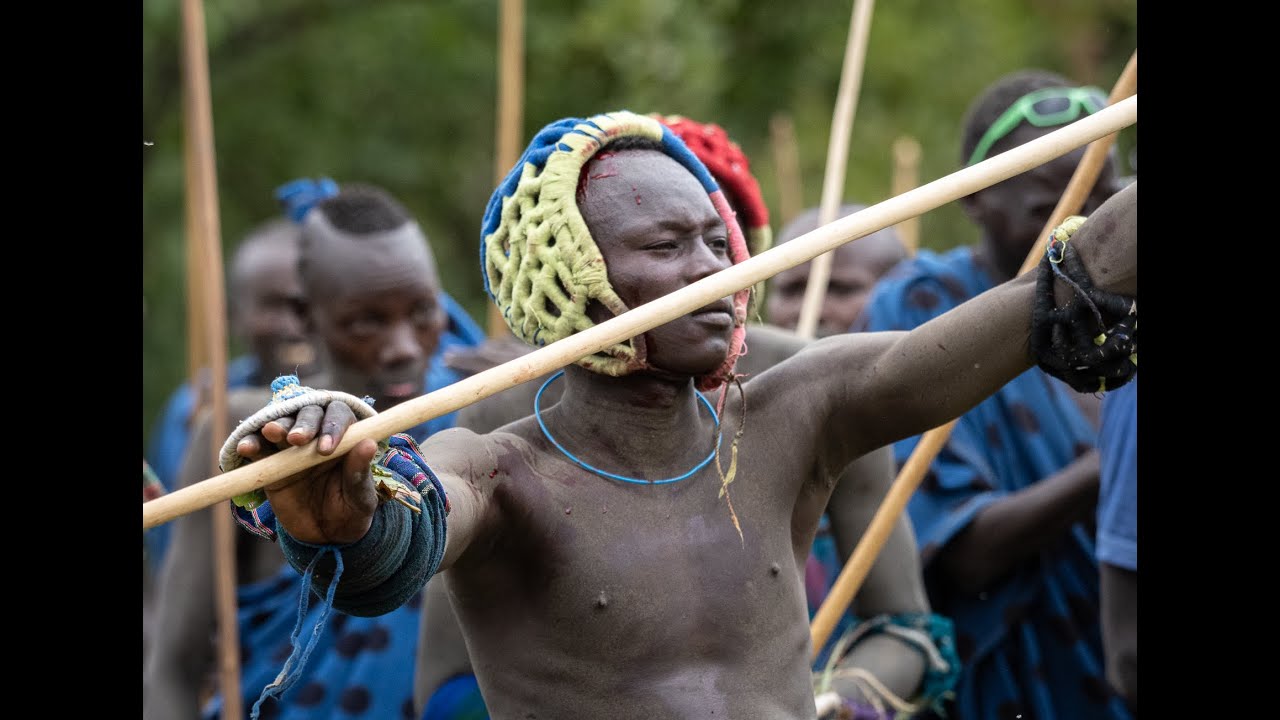 Omo Valley Photography Tour part 2 Donga ceremony on Ethiopian Tribe ...
