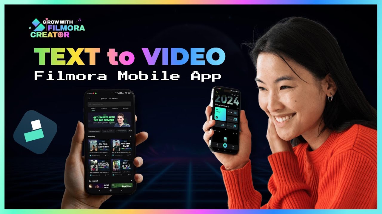 How To Make Text to Video in Filmora Mobile | New Features in Filmora ...