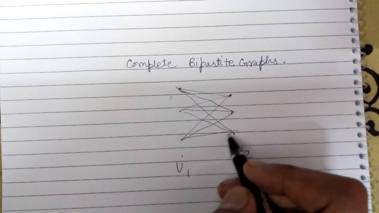 what is a complete bipartite graph - YouTube