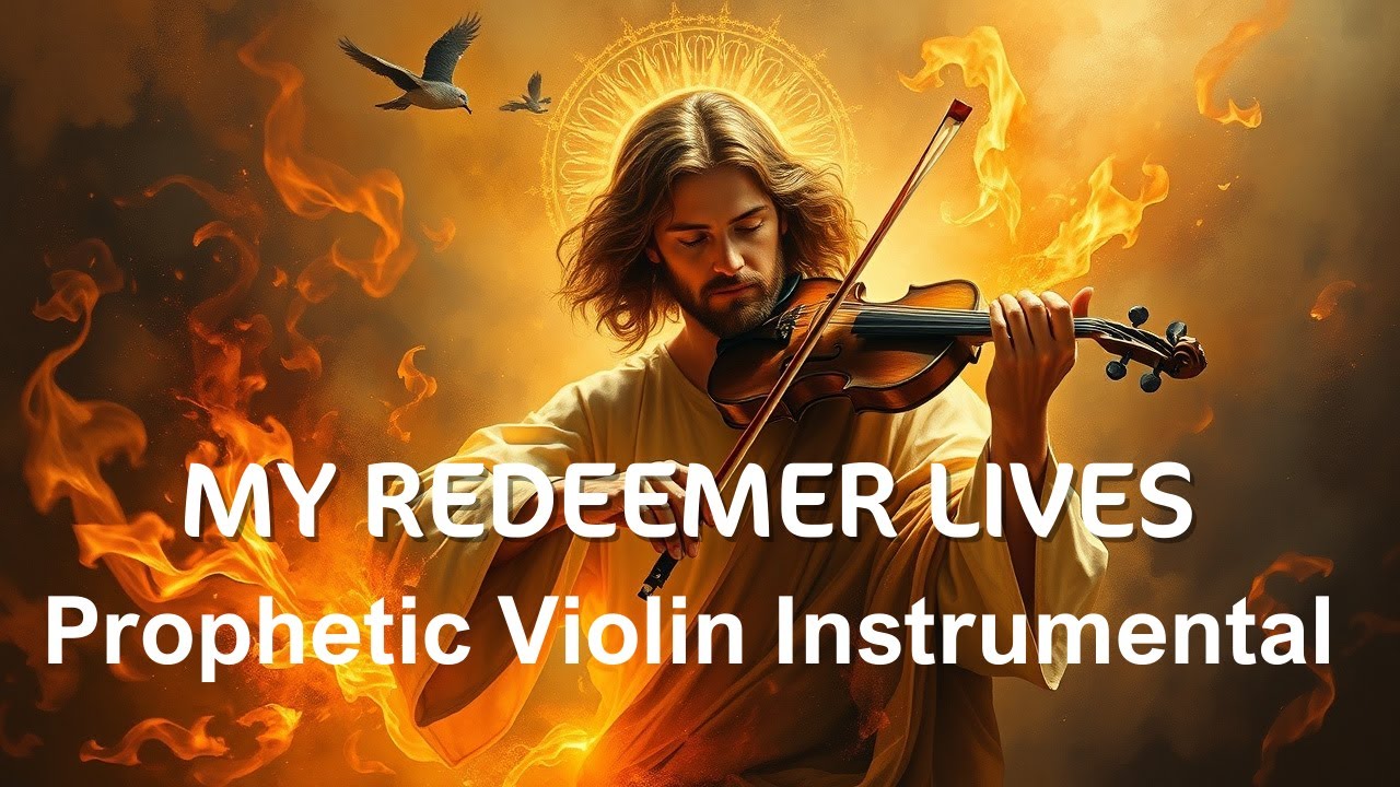 Prophetic Violin Instrumental | MY REDEEMER LIVES | Background Worship ...
