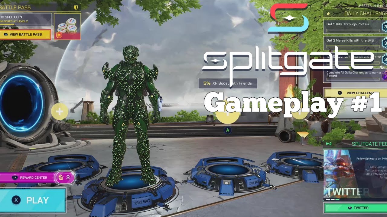 Splitgate Gameplay #1 - YouTube