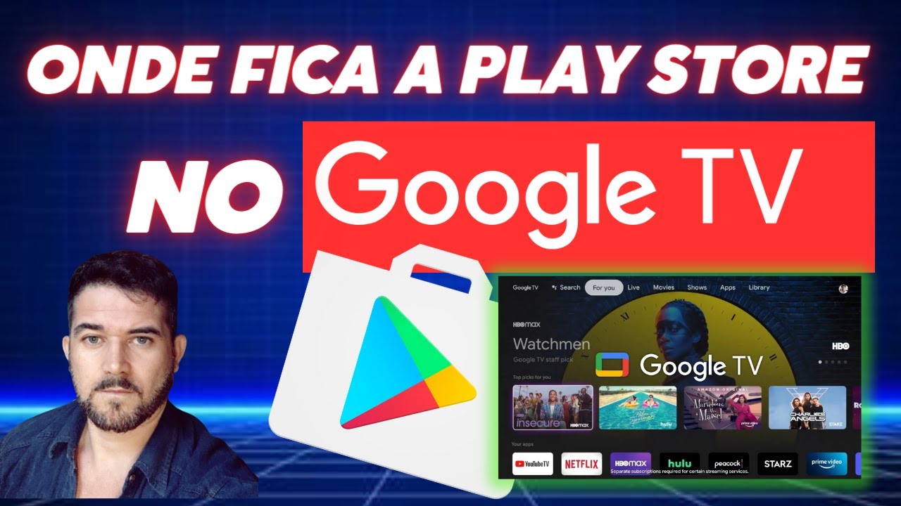Como abrir a play Store (google play) no GOOGLE TV? dica! - YouTube