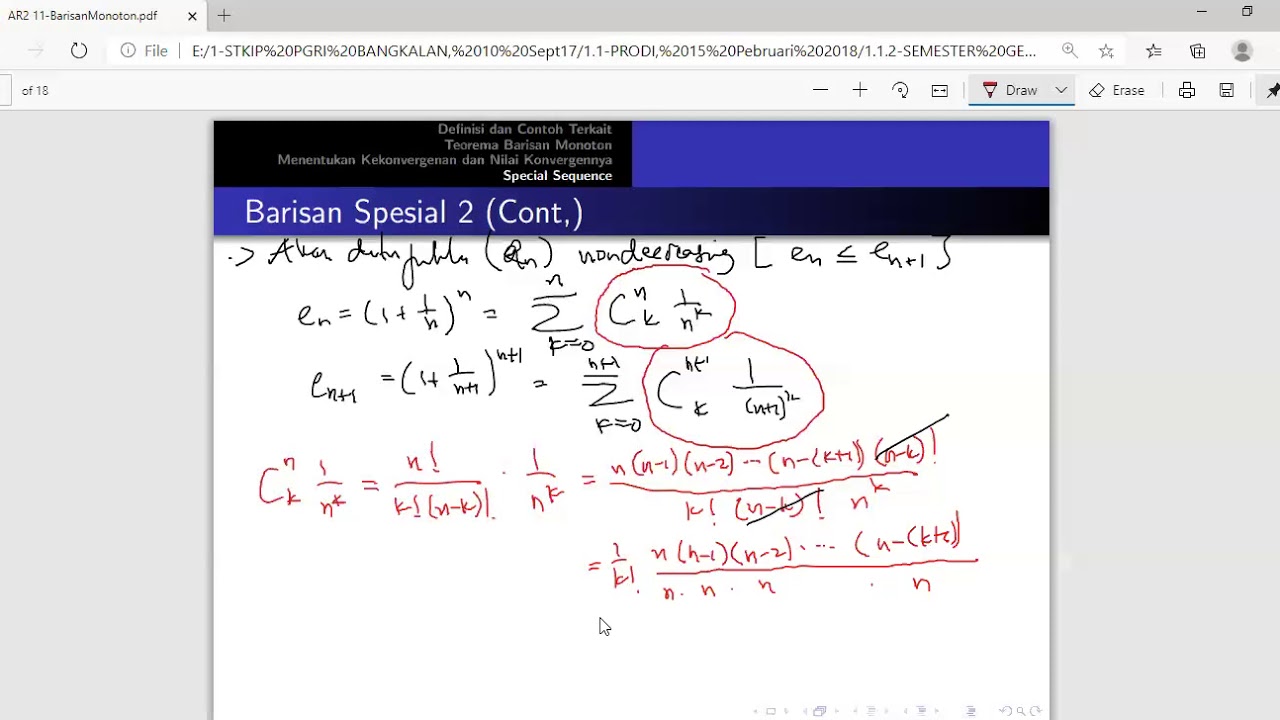 Special Sequences: Euler's Number - YouTube