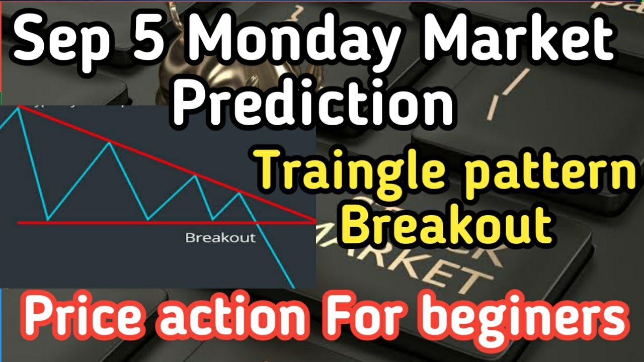 Sep 5 Monday matket prediction || Traingle pattern breakout strategy ...