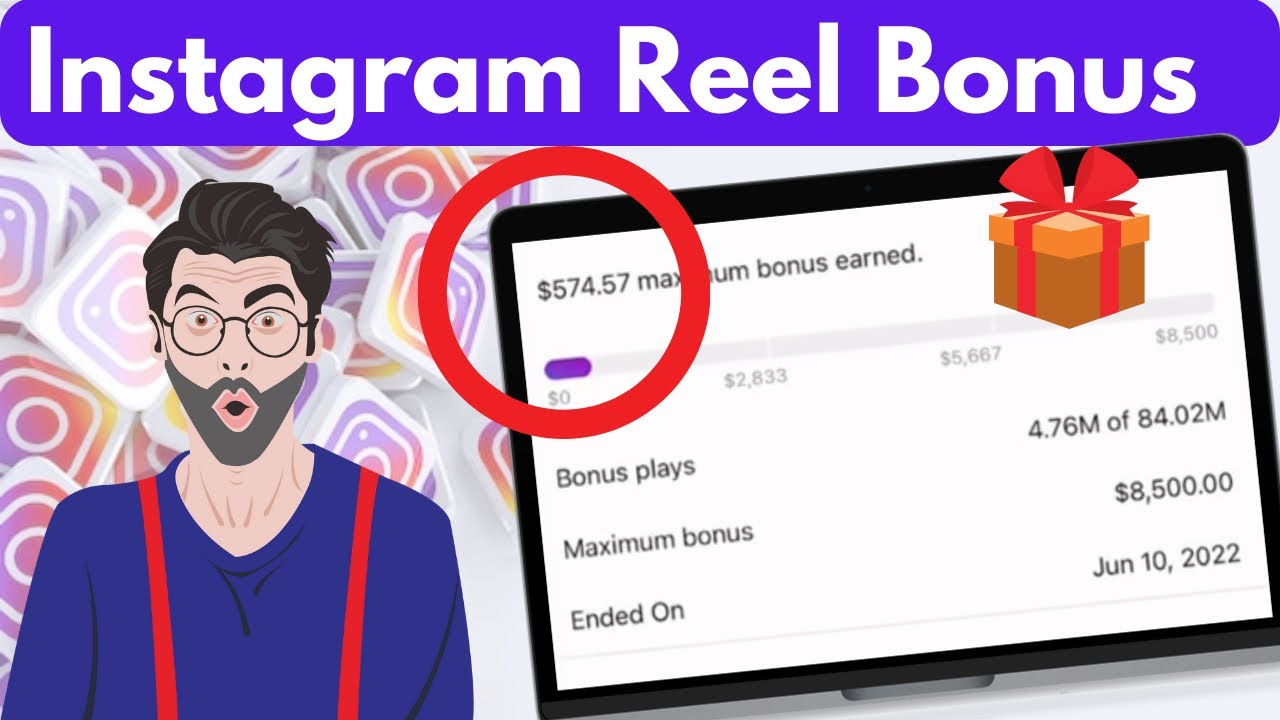 First Instagram Reel Bonus Earning | Reel Bonus Earning Proof ...