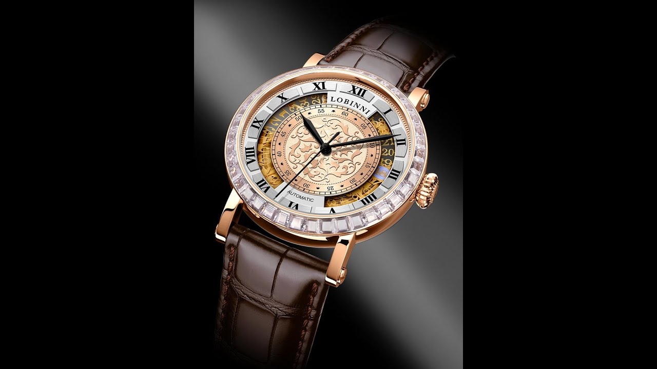 Đồng hồ nam chính hãng LOBINNI L1830-1 - YouTube