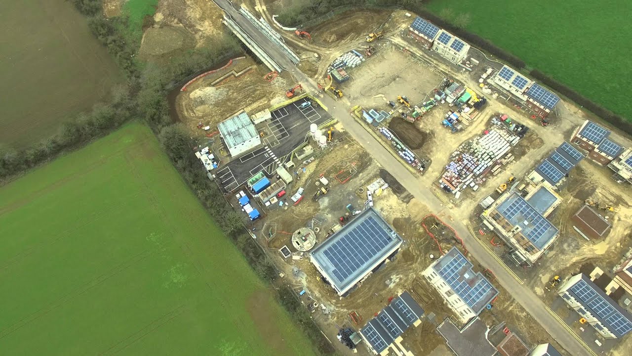 Elmsbrook Bicester - From Above - YouTube