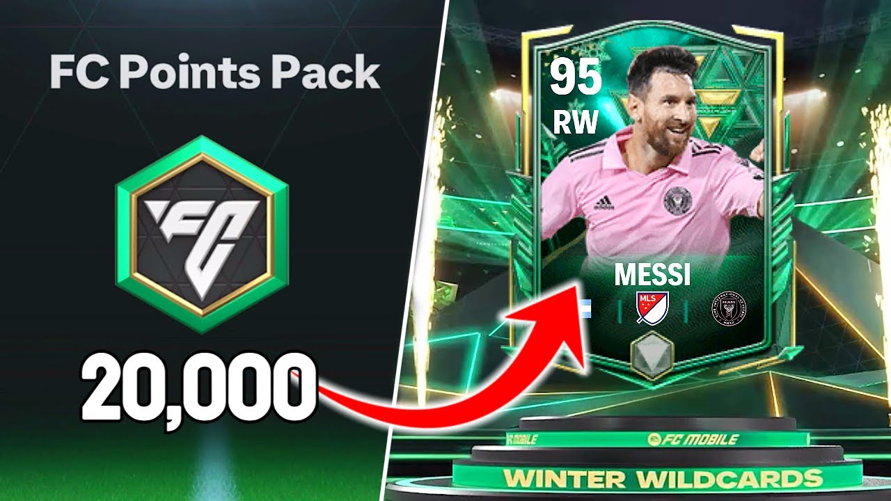 Can I Pack 95 Messi in 20,000 FC Points? FC Mobile Pack Opening - YouTube