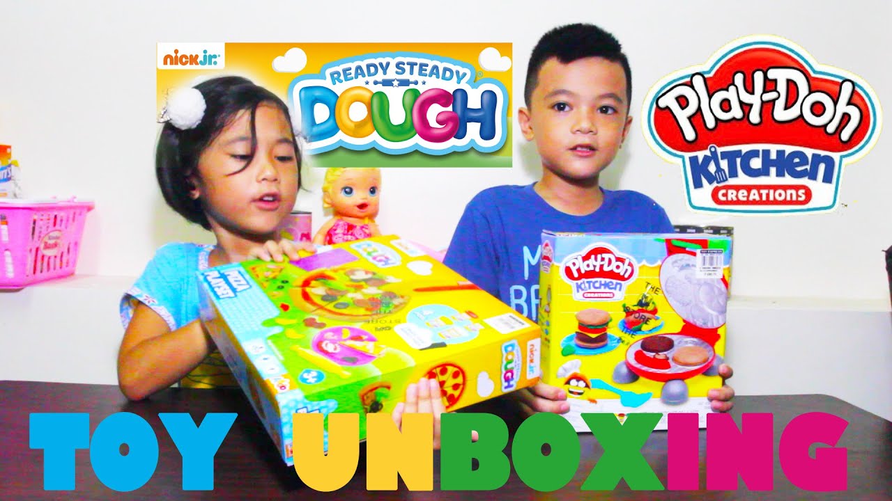 TOY UNBOXING - PLAY DOH & NICK JR DOUGH - YouTube