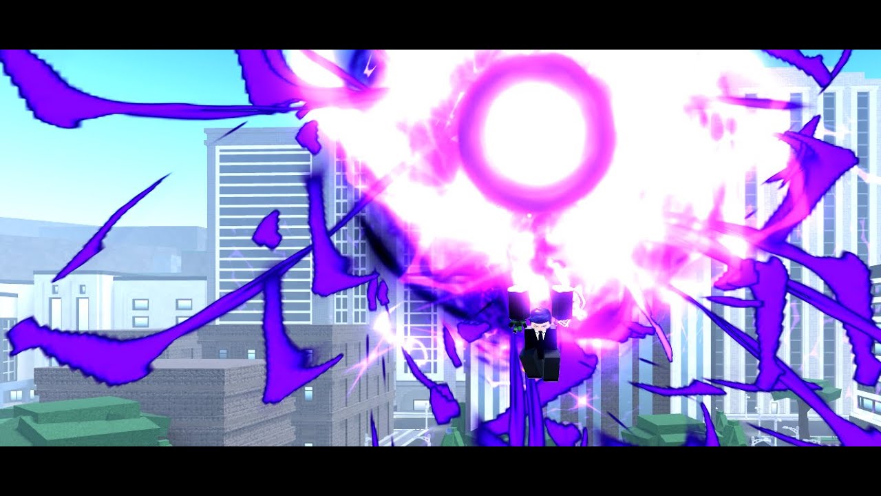 Hollow Purple 200% Nuke🟣🟣🟣Обзор Годжо в Heaven Stand[Alpha-Test] - YouTube