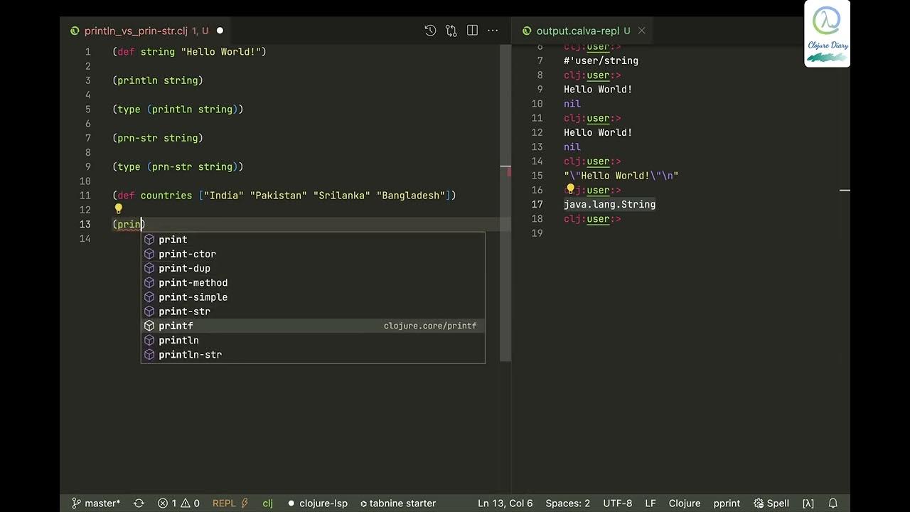 Starting Project In Clojure With Leiningen Youtube