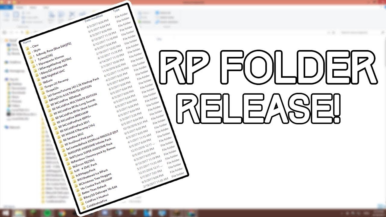 RP Folder Release🍒 - YouTube