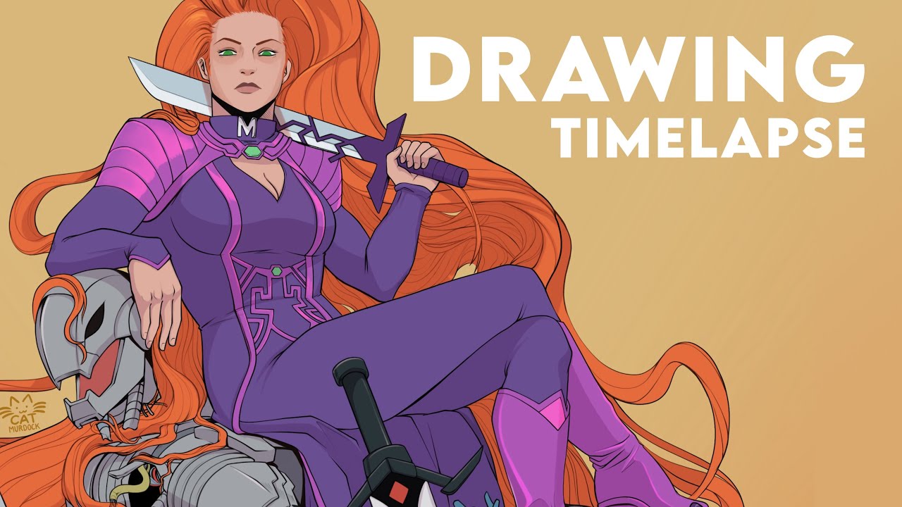 Medusa’s Buff Announcement Poster- Drawing Timelapse - YouTube