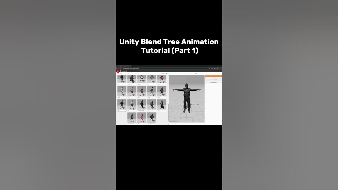 Unity Animations With Blend Trees Unitytips Youtube