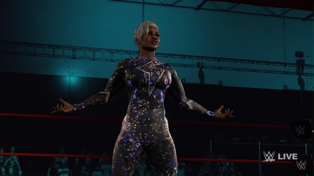 WWE 2K24 - Jade Cargill and Gisle Shaw VS Giulia and Stephanie Vaquer ...