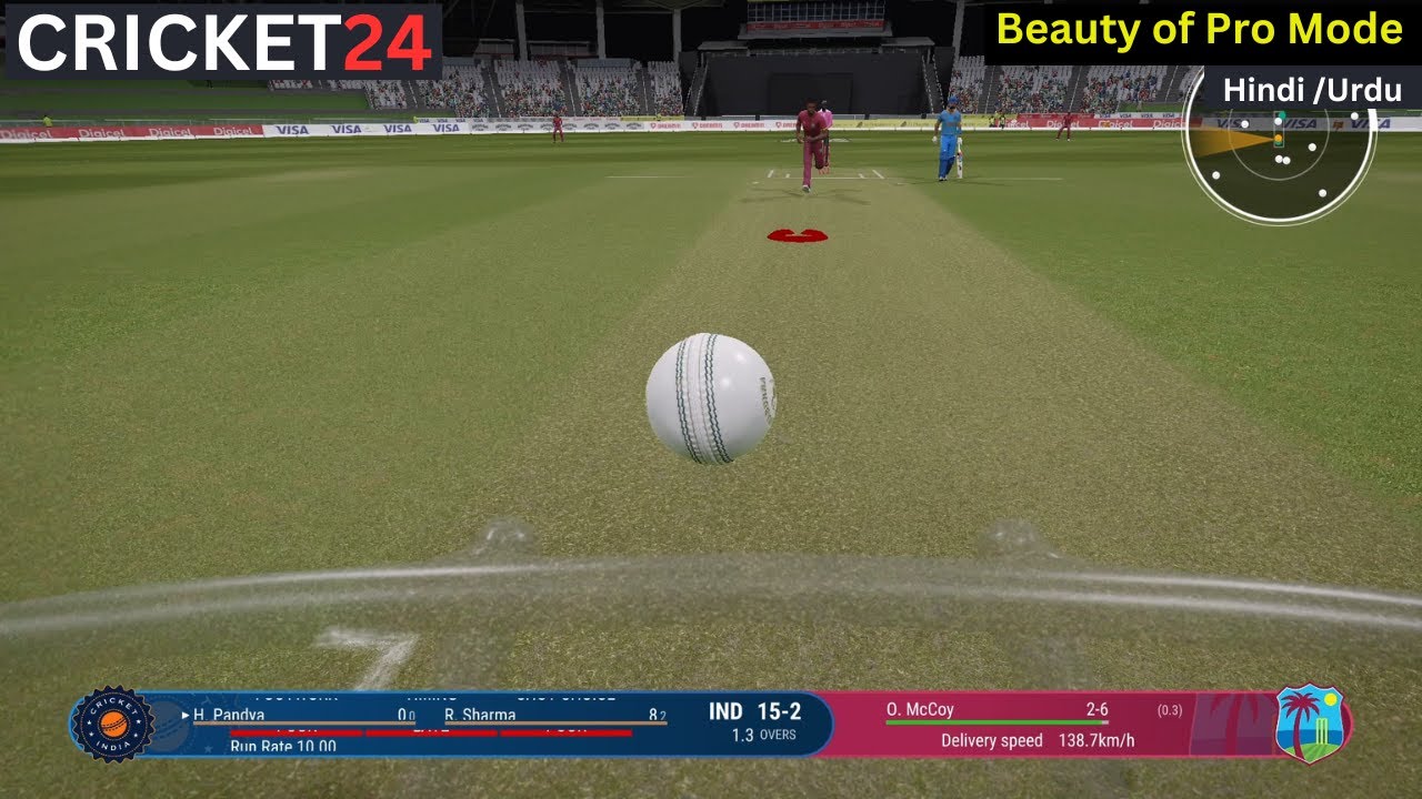 Beauty of Pro Camera Batting Style Cricket 24 | Cricket 24 Pro Mode ...