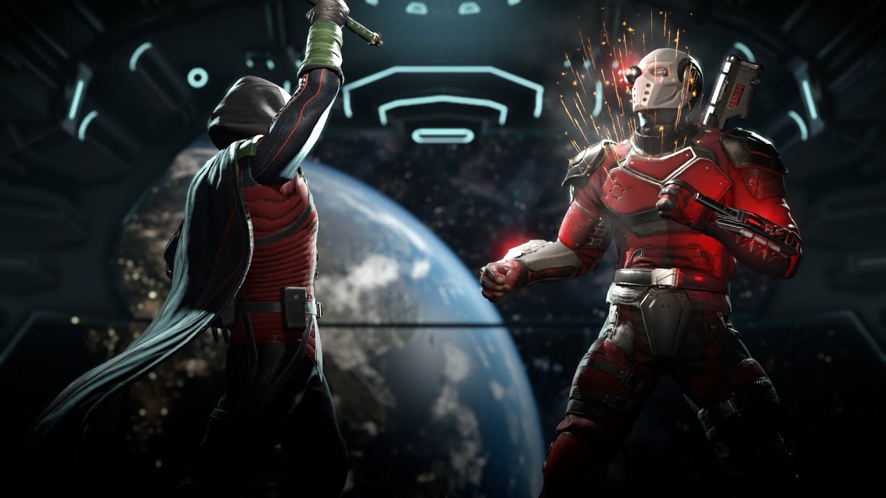 Robin vs Headshot | Superhuman VS Superhuman| DC Darkside | Injustice 2 ...