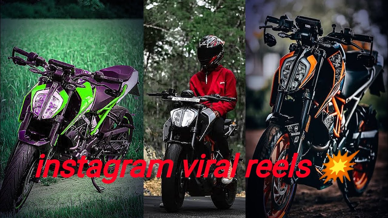 part 12 :- insta trending bike reels ⭕KTM duke Whatsapp status 😎 rider ...