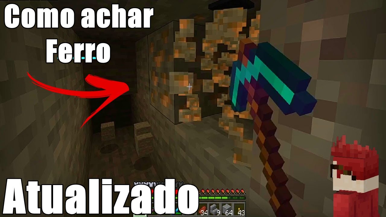 Como minerar ferro no minecraft da melhor forma - YouTube