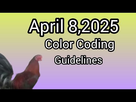 April 8,2025 Color Coding Guidelines. - YouTube