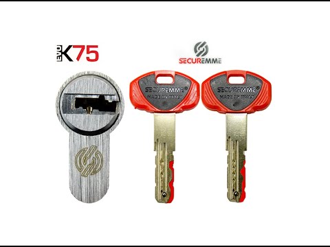 Securemme K75 set of two profiles for locksmith - YouTube