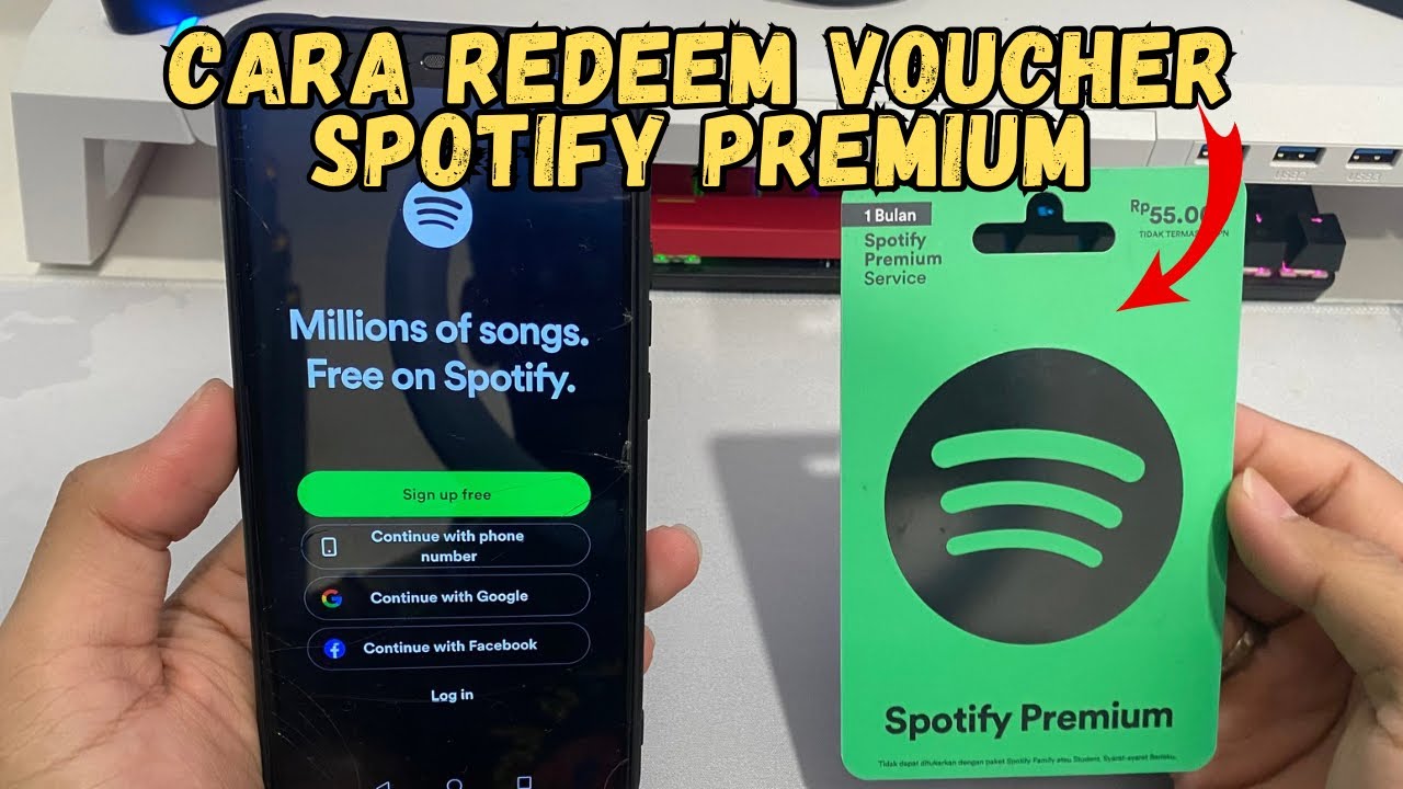 CARA REDEEM VOUCHER SPOTIFY PREMIUM - YouTube