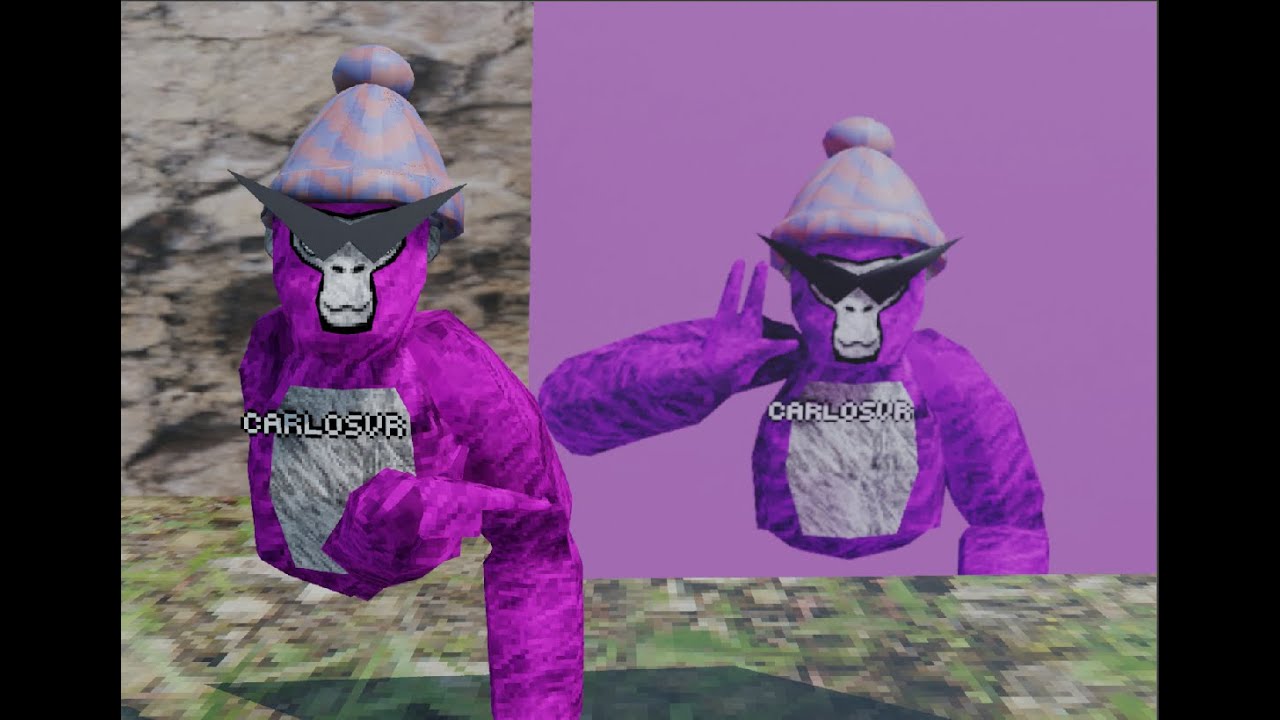 hot to add a 3D gorilla tag blender PFP - YouTube