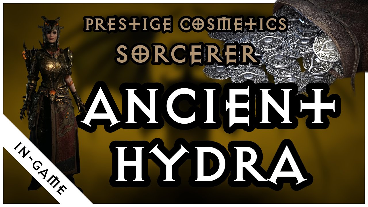 Ancient Hydra | Diablo IV Cosmetics (Sorcerer) | In-Game (4K) | 2,800 ...