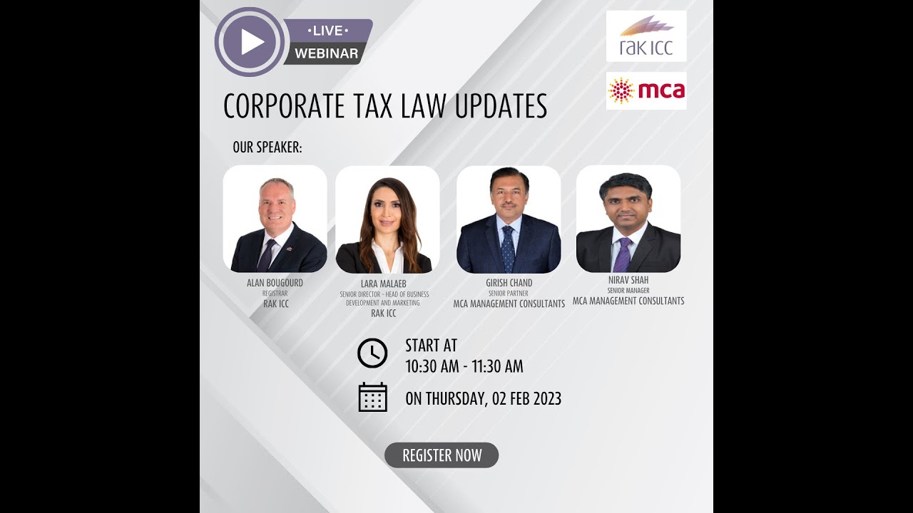 Corporate Tax Webinar Recording - YouTube