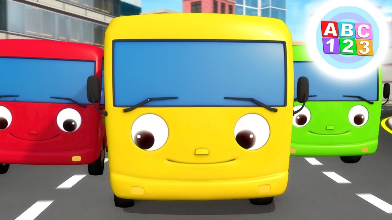 Colour Bus | Nursery Rhyme For Babies | Baby Songs | Learn With ABC 123 ...