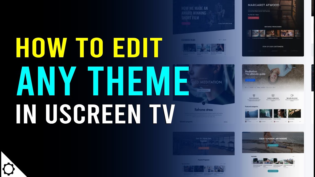How to Customize a Theme in Uscreen(TV) 2022 - YouTube