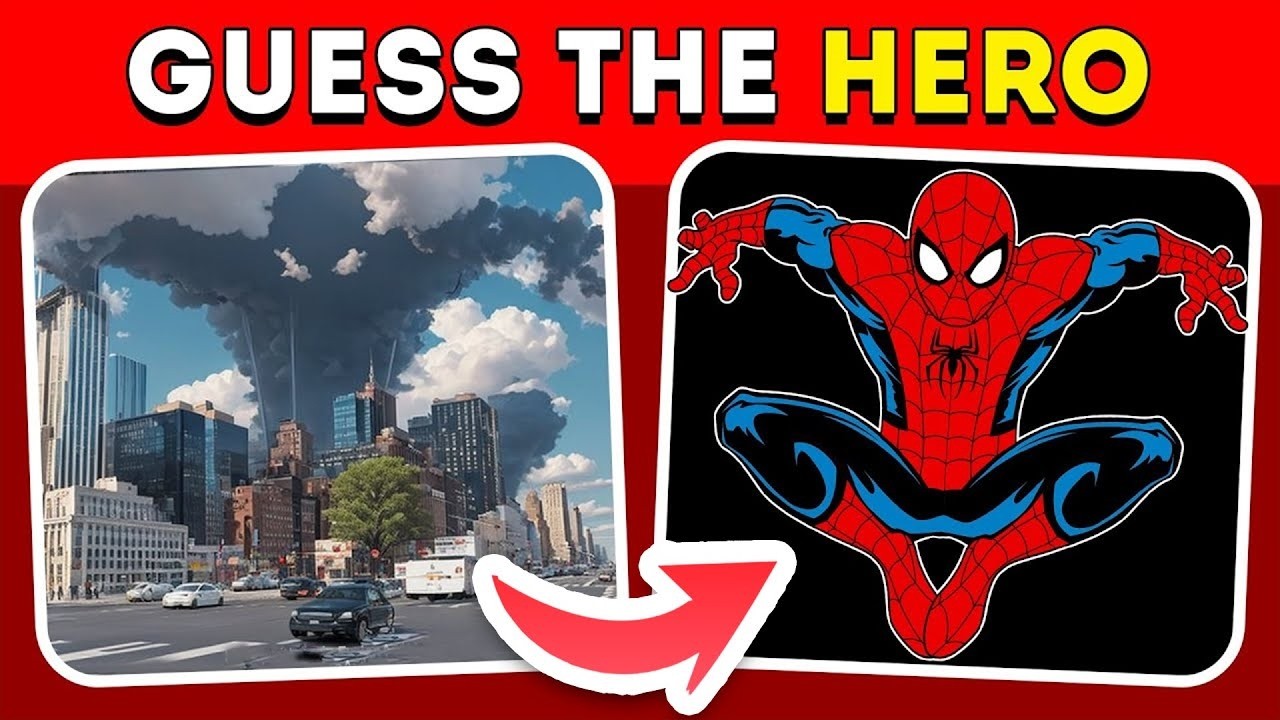 Guess the Hidden Superhero by ILLUSION 🦸‍♂️💫 30 Easy, Medium, Hard ...