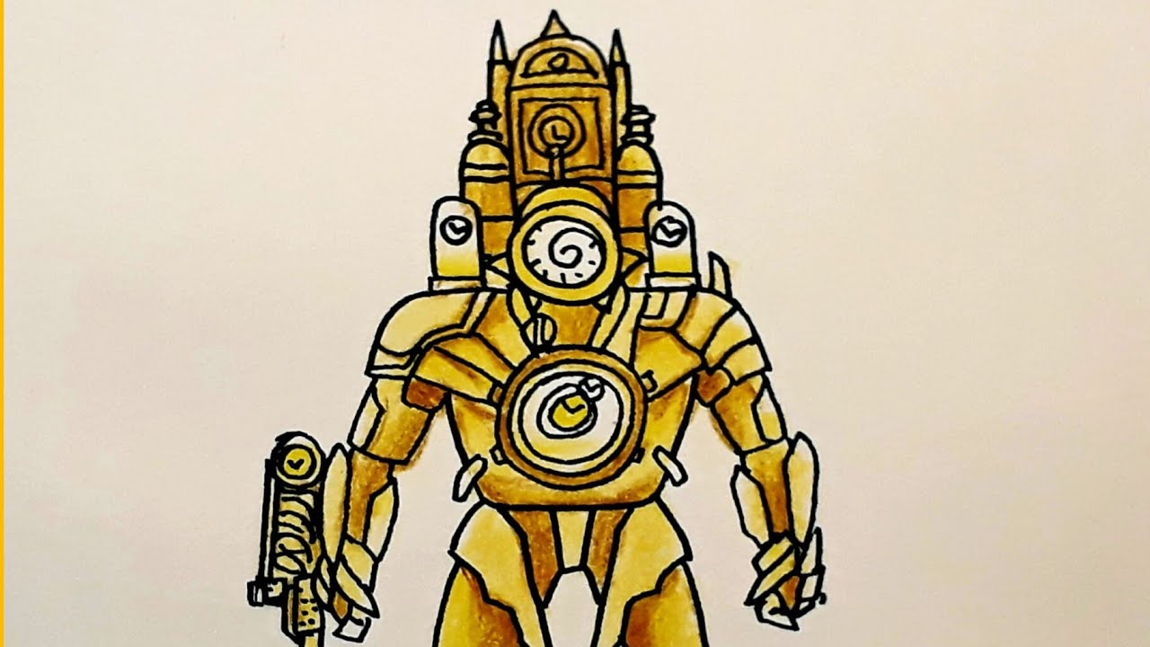 How to draw Clockman Titan |Skibidi Toilet - YouTube