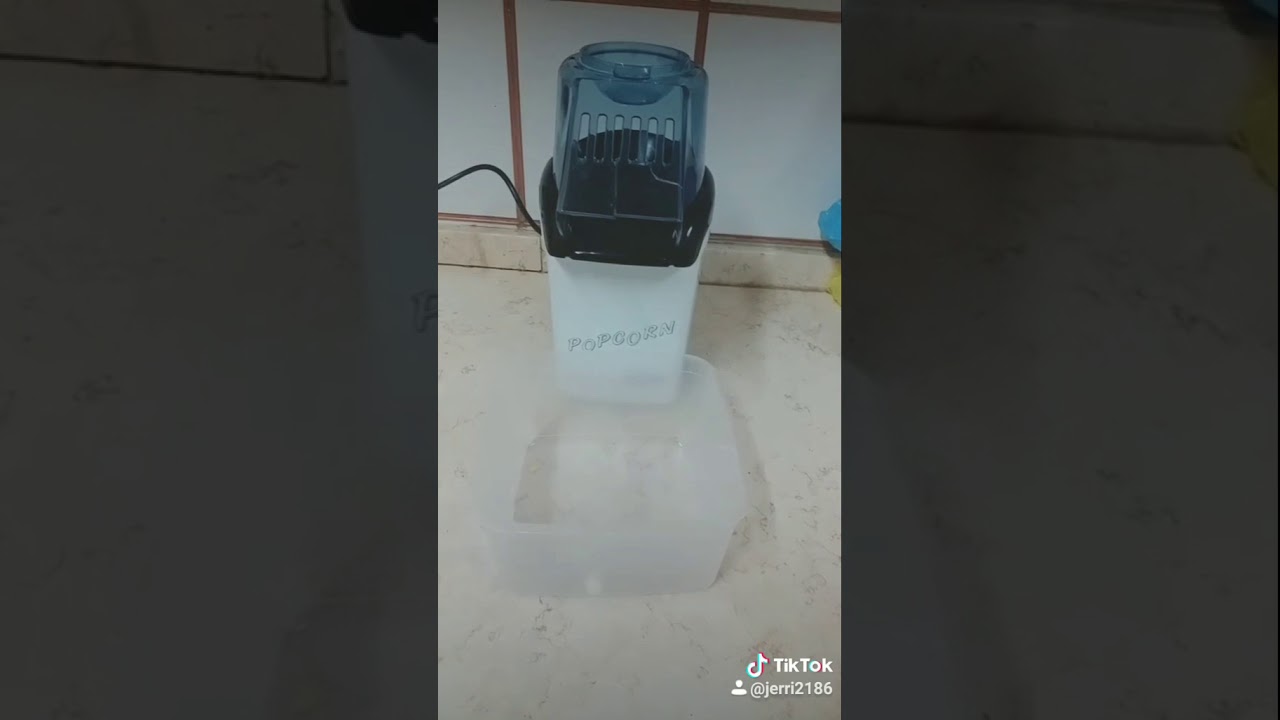 How to make popcorn in machine at home - YouTube