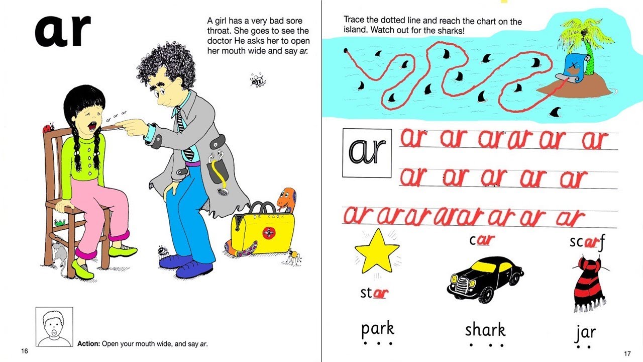 Jolly Phonics | Workbook 7 | Pages 17 - Letter Combination ar | 2020 ...