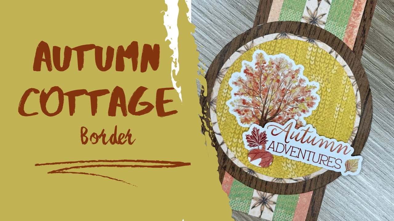 Easy Fall Border - YouTube