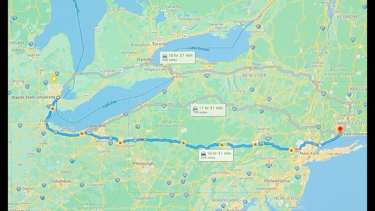 Making route change on Google maps app - YouTube