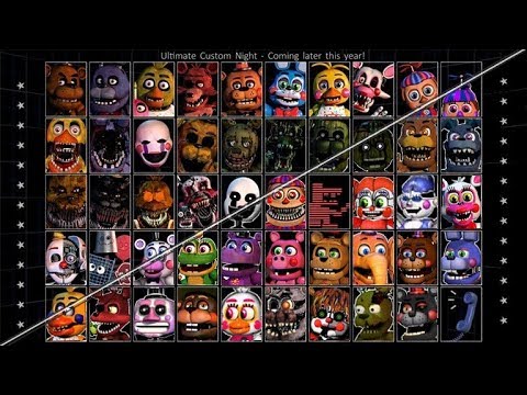 [Speed Edit FNaF] | Ultimate Custom Night Selection Screen Adventure ...