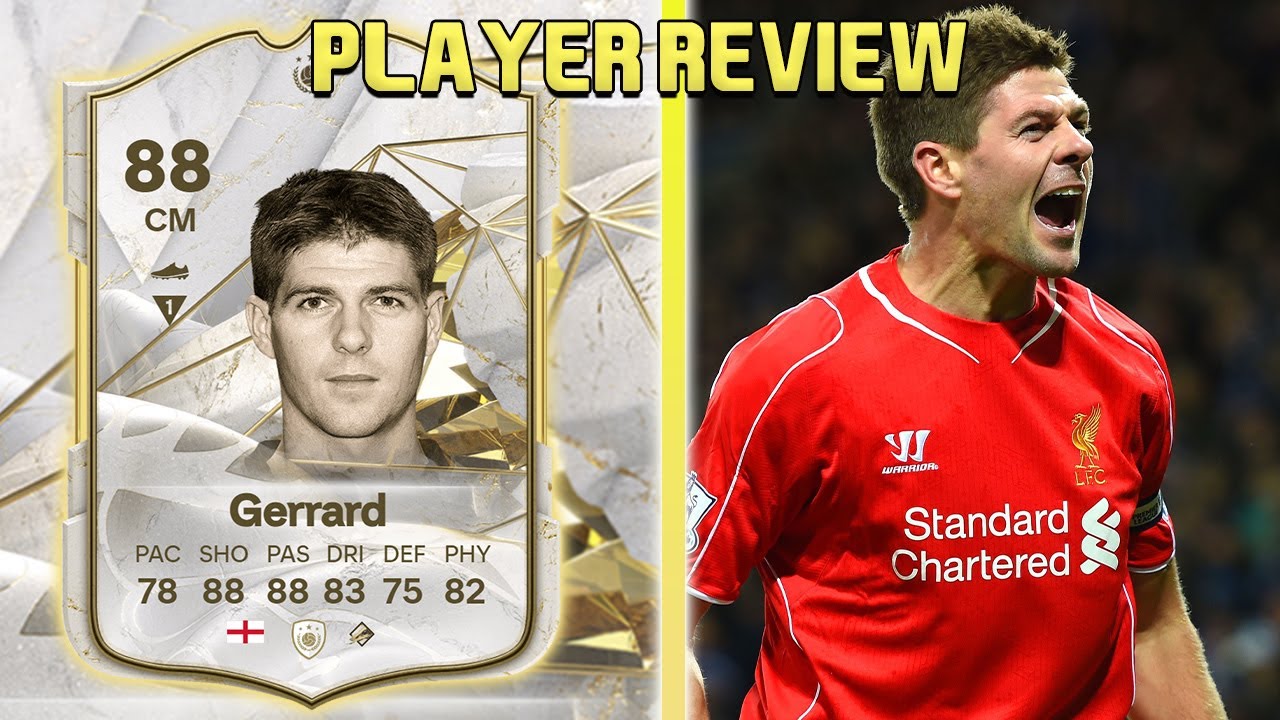 AMAZING CM! 🏴󠁧󠁢󠁥󠁮󠁧󠁿 88 ICON GERRARD PLAYER REVIEW! EA FC 24 ULTIMATE ...